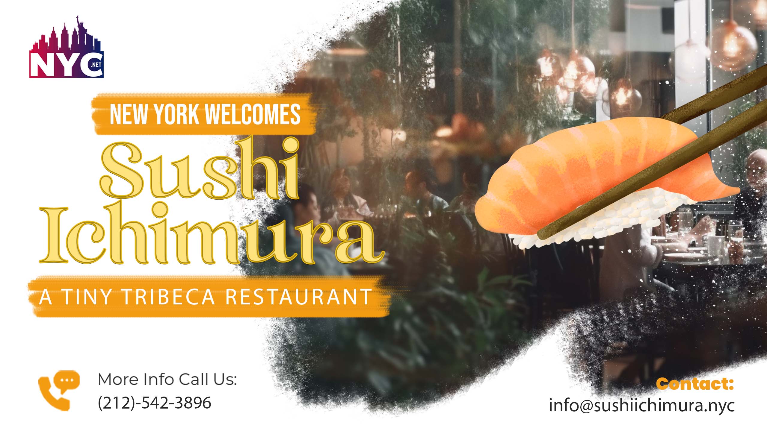 New York Welcomes Sushi Ichimura, a tiny Tribeca Restaurant. - Best ...